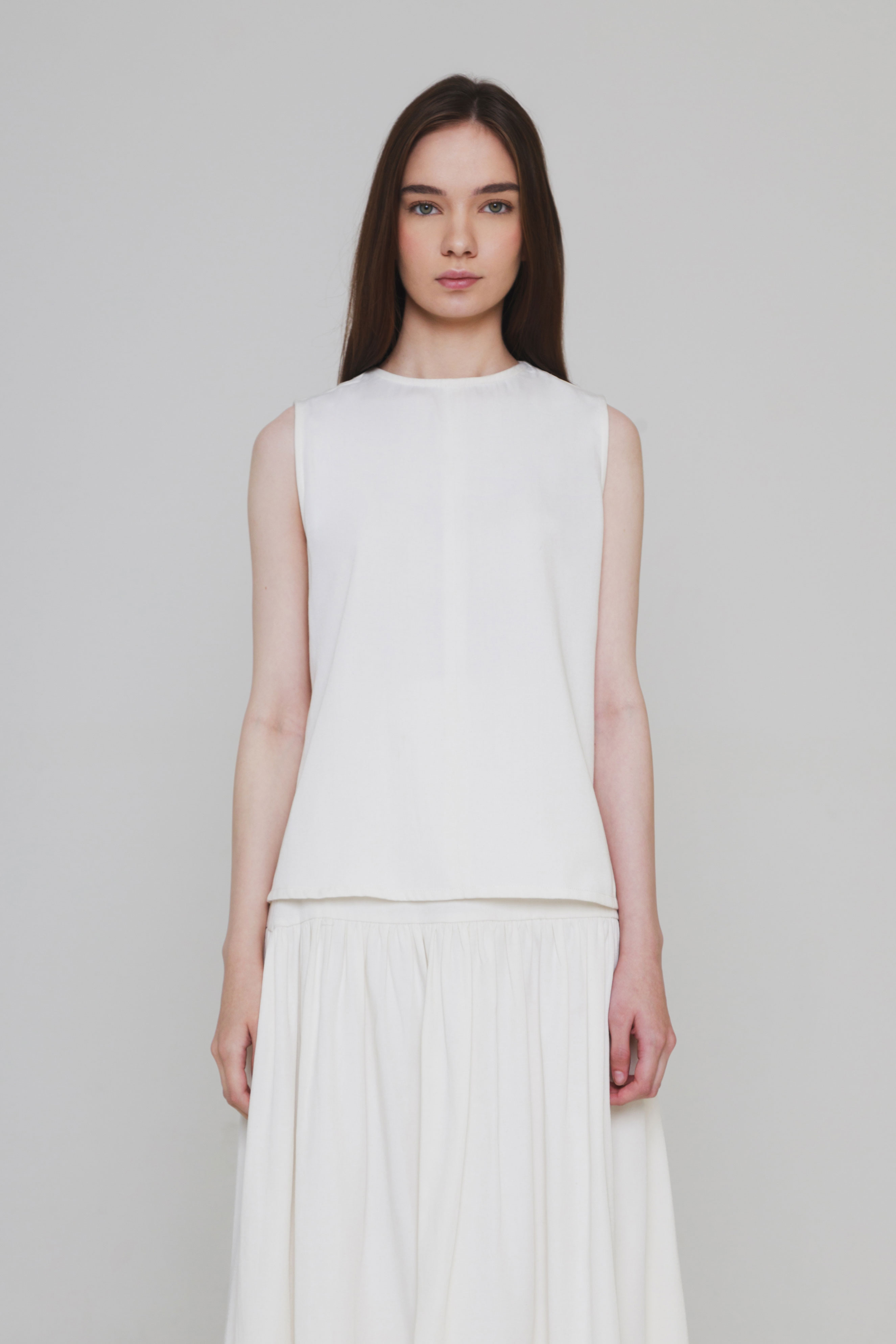 Cava Set, Top and Skirt in Broken White | Morningsol