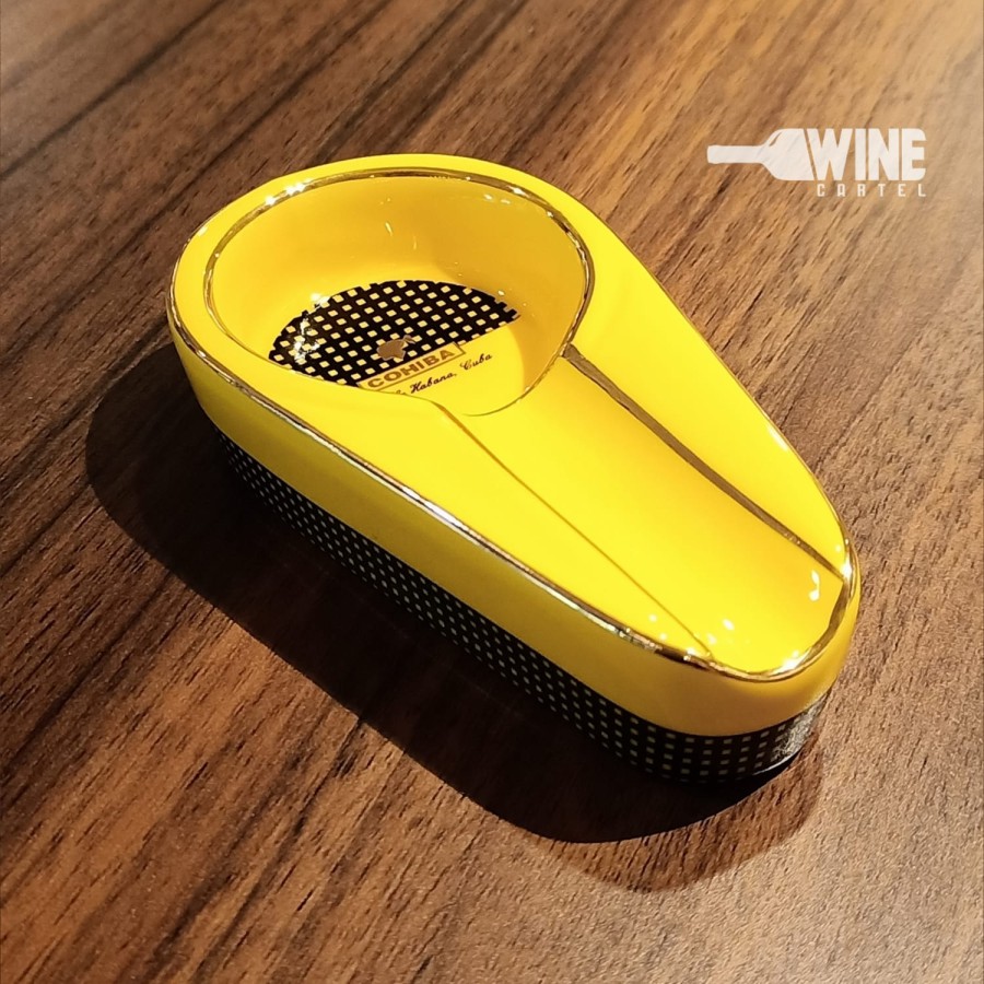 Asbak Rokok Cigar Single Metal Cigar Ashtray Asbak Cerutu Warna Kuning ...