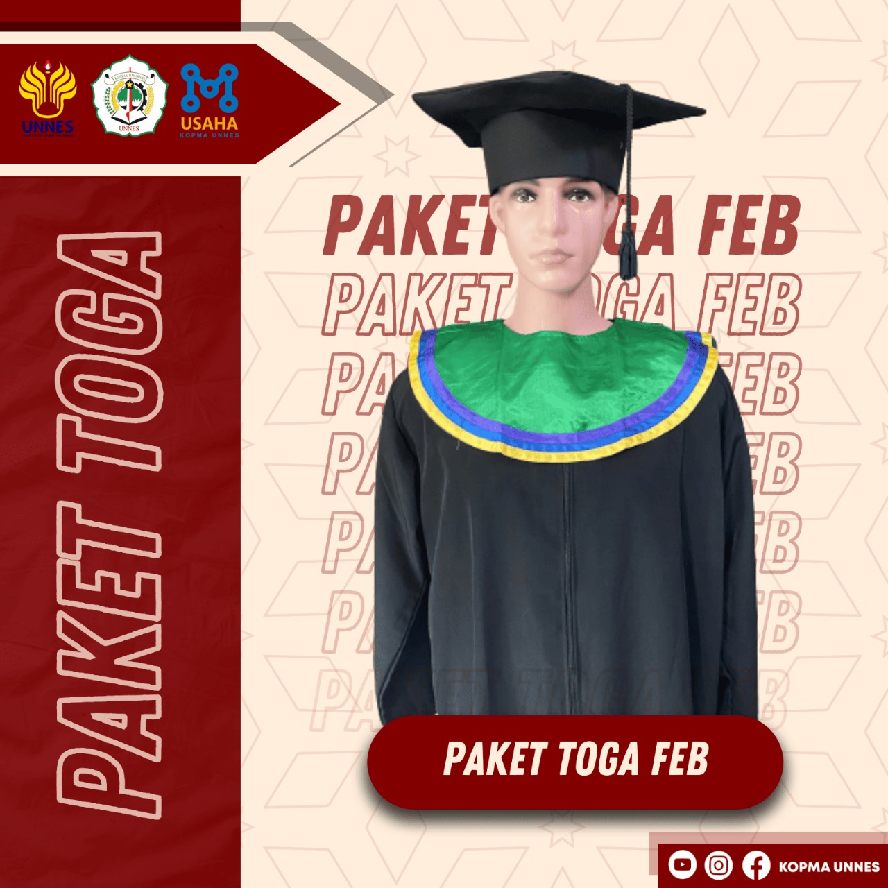 [BELI] PAKET TOGA S1 FEB - SIZE XXL | USAHAKOPMAUNNESS
