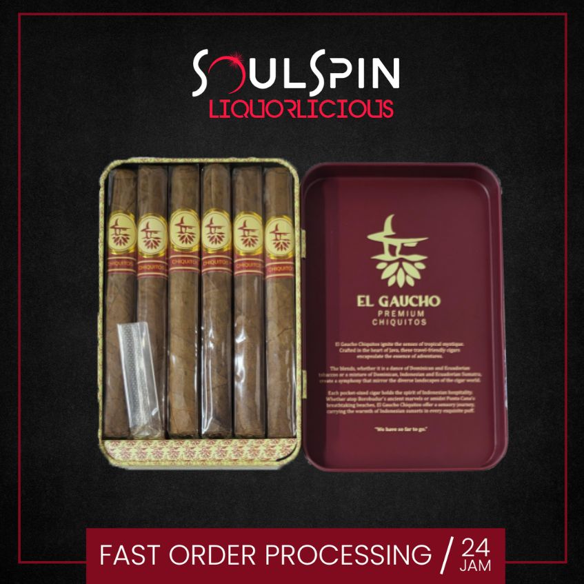 BRC El Gaucho Premium Chiquitos [ Tin Box of 6 Sticks ] | SOULSPIN