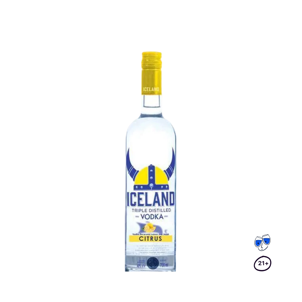 Iceland Vodka Citrus 700ml | Haloka