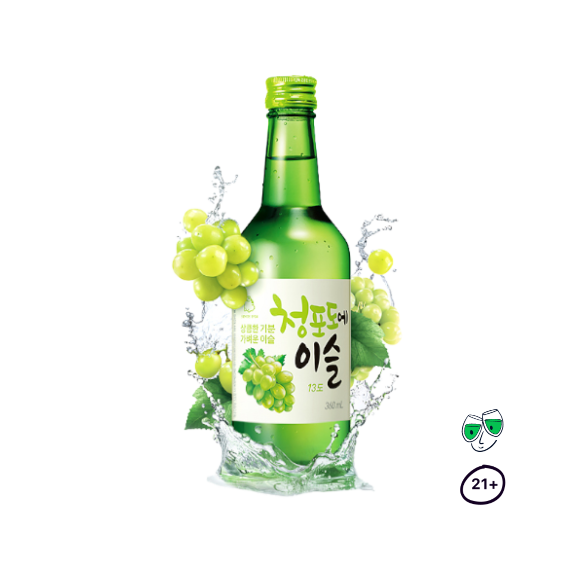 Jinro Greengrape Chamisul Soju | Haloka