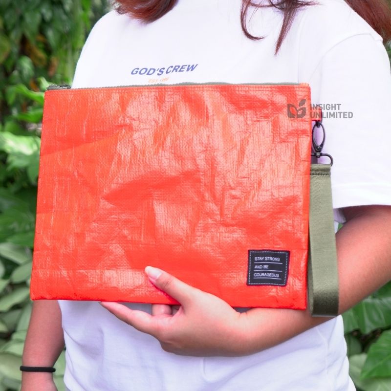 Strong and Courageous Tarpaulin Pouch | insight