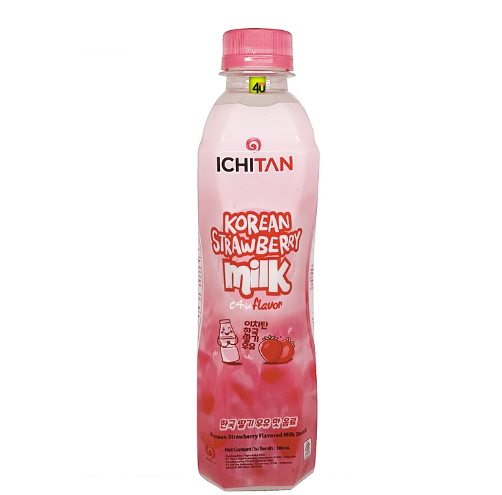 ICHITAN KOREAN STRAWBERRY MILK 300 ML @ 24 BTL | CV Delta Grosir Sorong