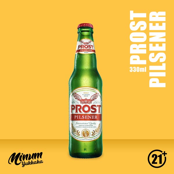 Prost Pilsener Botol 330ml | Minum Yuk Kaka