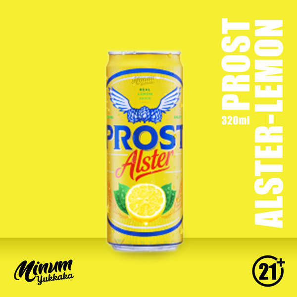 Prost Alster Lemon Kaleng 320ml | Minum Yuk Kaka