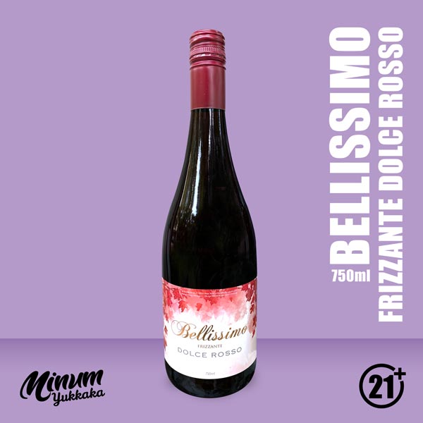Bellissimo Frizzante Dolce Rosso 750 ml | Minum Yuk Kaka