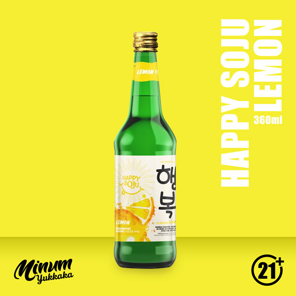 Happy Soju Lemon 360ml | Minum Yuk Kaka