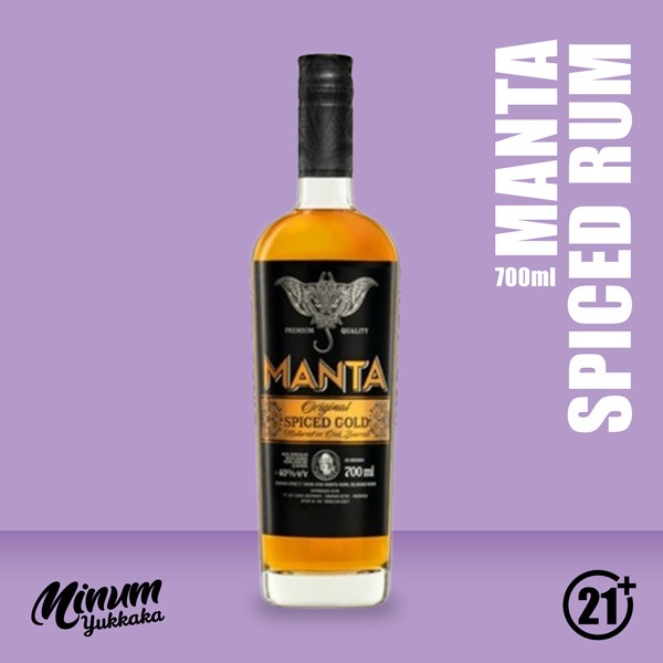 Manta Spiced Rum 700ml | Minum Yuk Kaka