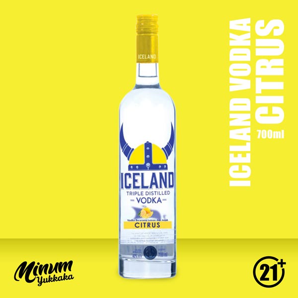 Iceland Vodka Citrus 700ml | Minum Yuk Kaka