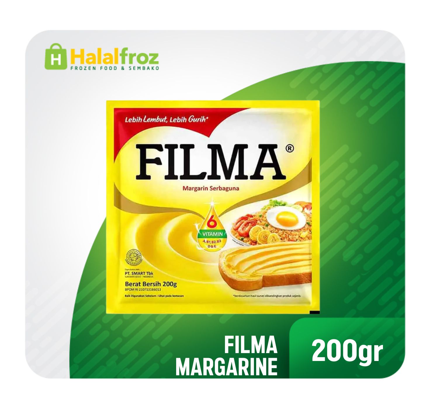 Filma Margarine 200gr (60s) | Halalfroz