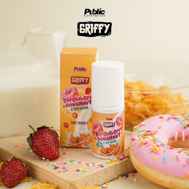 Griffy Pod Friendly 30ml - Strawberry Doughnut Cereal 12mg | vssmlg