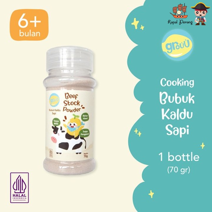 Grouu Beef Stock Powder - Bubuk Kaldu Sapi 90 gram | Raja niaga nusantara
