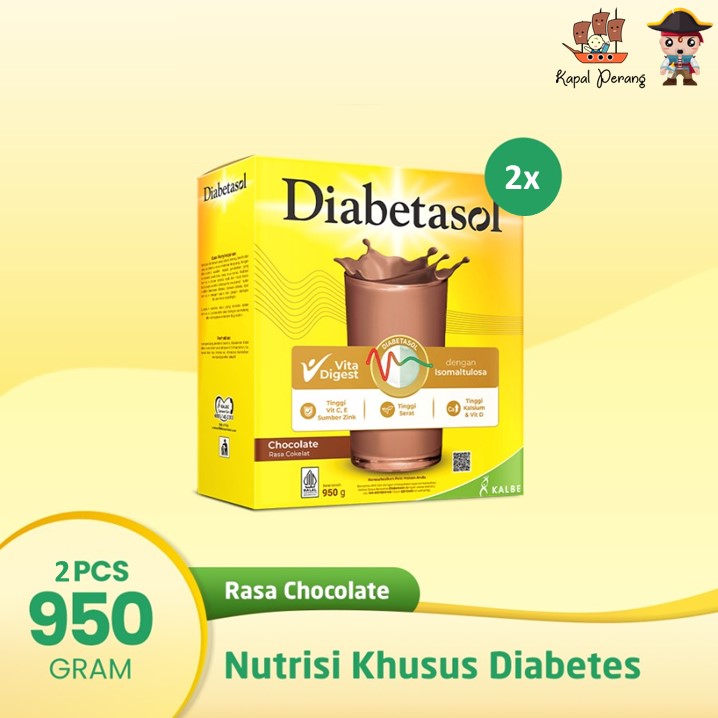 Diabetasol Jumbo Chocolate 950g - 2 Pcs | Raja niaga nusantara