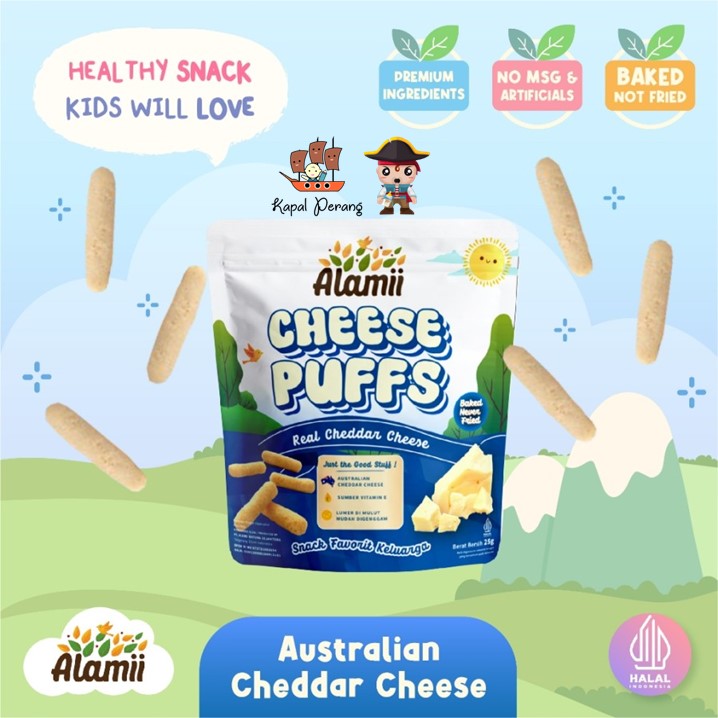 Alamii Cheese Puffs - 25gram | Raja niaga nusantara