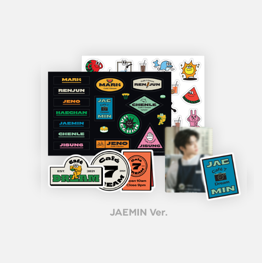 NCT DREAM Cafe 2021 Luggage Sticker Set Jaemin | Kpop Station