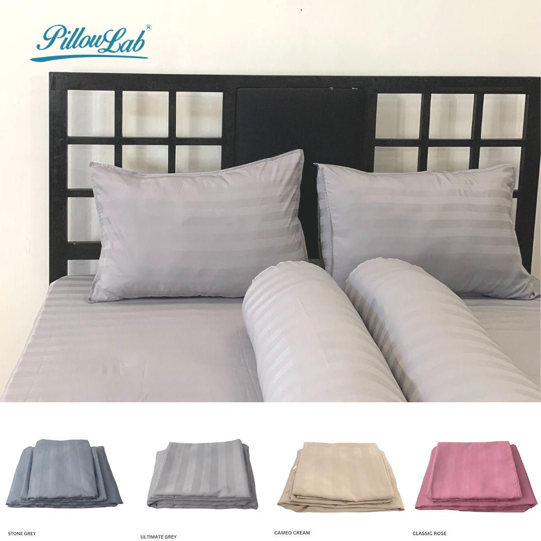 PILLOW LAB BED SHEET CLASSICA STRIPPED 200X200X35 | hilonoutlet